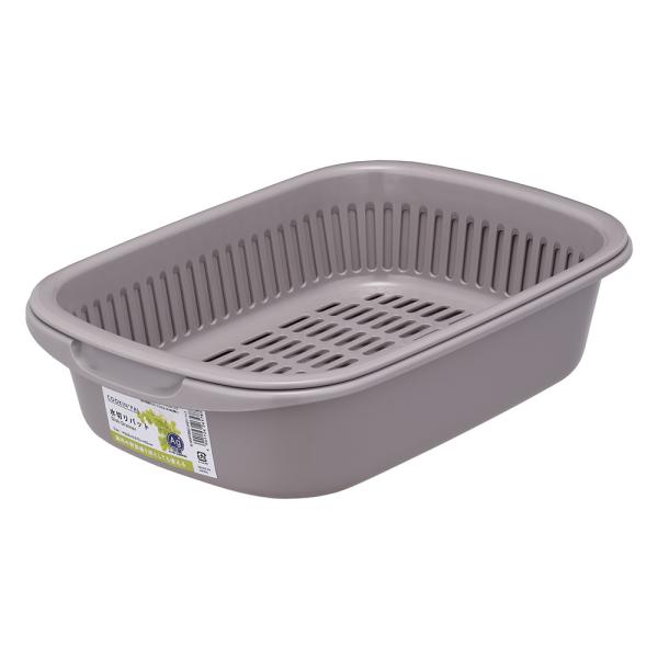 在庫状況：お取り寄せ/2023年10月 発売/◆水切れが良く、軽量のメッシュ型のたわしやスポンジ受け。◆銀イオン系抗菌剤配合。/[K1657BG]