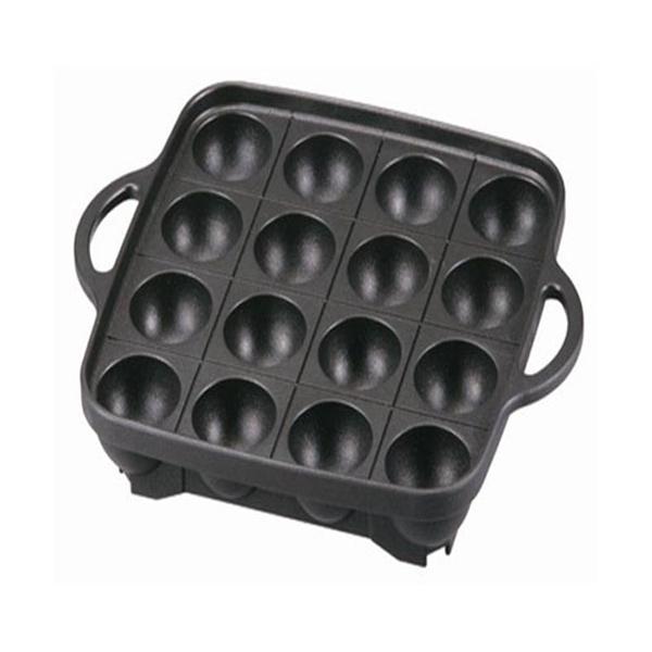 在庫状況：お取り寄せ/2021年08月 発売/◆焼面がフッ素樹脂加工なので、焦げ付き・こびりつきが少なく、カンタンにクルッと返せます。◆穴径は約40　があるので、大玉のたこ焼き作りが楽しめます。◆便利な(切り溝)付き。/[CBATKP]