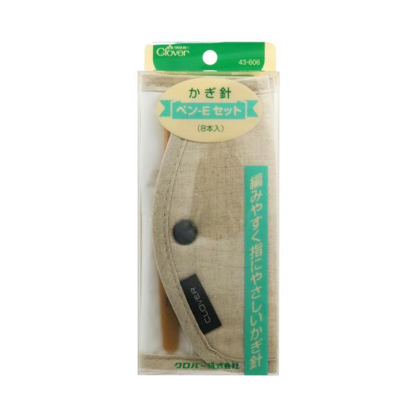 在庫状況：お取り寄せ/7日〜10日で出荷/※画像はイメージです。◆すっきり収納。◆持ち運びに便利。◆編みやすく、指にやさしいかぎ針(ペン-E)をセットに。/[43606キヨハラ]