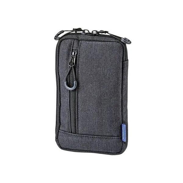 在庫状況：お取り寄せ/お届け：2〜3週間/◆ゲリラ豪雨でも安心!強撥水生地で中身を水から守る◆iPhone11、X、8収納可能/[FS101BKニケン]