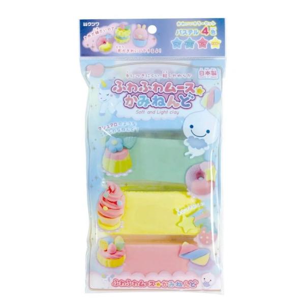 在庫状況：お取り寄せ/お届け：2〜3週間/2026年03月 発売/◆ムースのようなさわり心地、軽くて伸びのよいかみねんど!◆手につきにくい、軽くてやわらか◆マシュマロのような仕上がり/[PT219]
