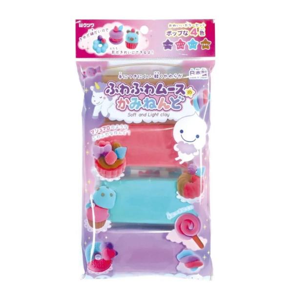 在庫状況：お取り寄せ/お届け：2〜3週間/2026年03月 発売/◆ムースのようなさわり心地、軽くて伸びのよいかみねんど!◆手につきにくい、軽くてやわらか◆マシュマロのような仕上がり/[PT220]