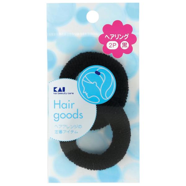 在庫状況：お取り寄せ/◆ソフトに髪をまとめてアレンジ◆髪にあとが付きにくく、伸縮性に優れています◆2P、黒/[HL0129]