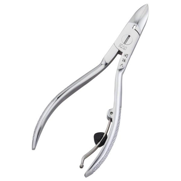 在庫状況：お取り寄せ/◆刃匠関孫六の伝統から生まれたツメキリ◆爪が切りやすいスプリング付きで、足などの硬い爪にもご使用になれます/[HC3504]