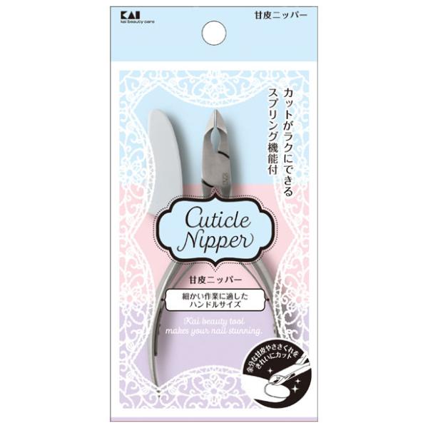 在庫状況：お取り寄せ/3日〜4日で出荷/◆甘皮専用のニッパーです。◆オールステンレス製:錆びにくく、汚れを落としやすい衛生的な素材◆安全に保管できるキャップ付です。/[KQ3251]