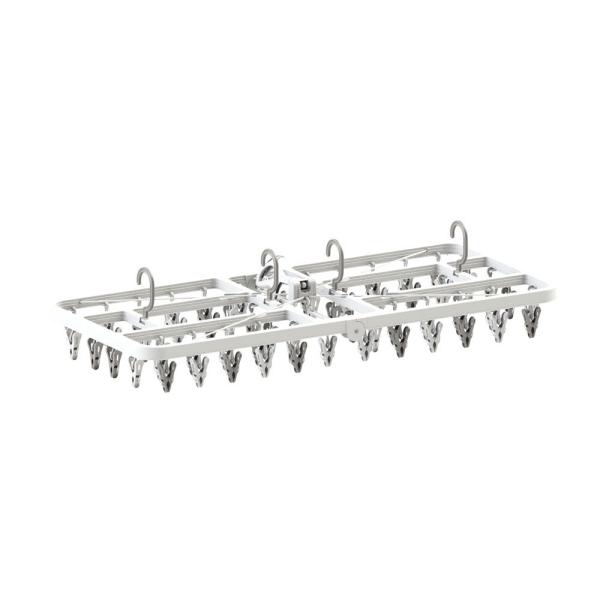 在庫状況：お取り寄せ/7日〜10日で出荷/◆洗濯物の取り込みがとってもスムーズに!洗濯物を引っぱるだけでパッと取り込める(パッとるピンチ)採用。◆また、はさみ面が丸いため洗濯物に跡が残りにくいです。◆フレームは中心を壁で補強した構造で干す時...