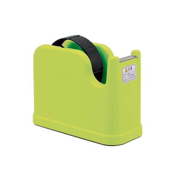 在庫状況：お取り寄せ/2013年07月 発売/※テープは付属していません。別売りとなります。◆シンプルで丸みのあるデザインの軽量テープカッター◆約690gの軽量ボディー◆底面には滑り止めの粘着シート付き/[NTC201G]