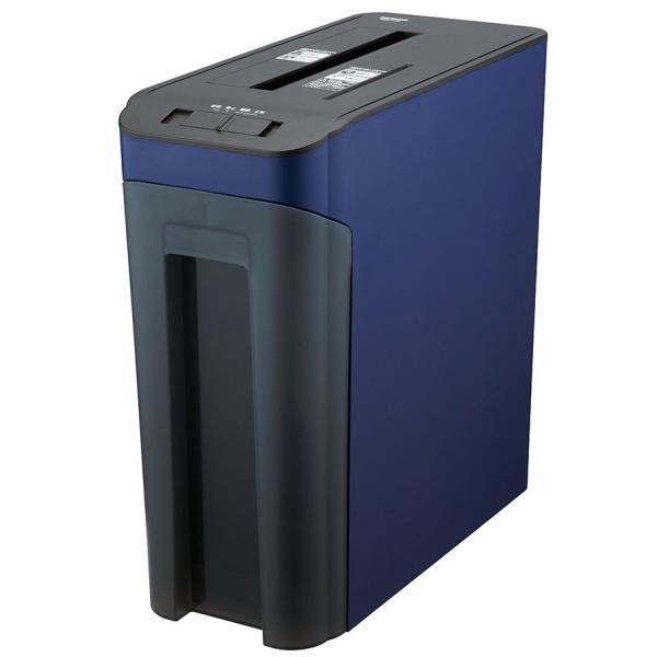 在庫状況：お取り寄せ/◆インテリア性が高いデザインとカラー、細かく刻めるハイセキュリティーシュレッダ◆耳障りな音がしない静音設計・最大細断枚数：紙/5枚(A4上質紙64g/m2)・細断形状：紙/マイクロカット 約2×10mm、CD/5分割、...