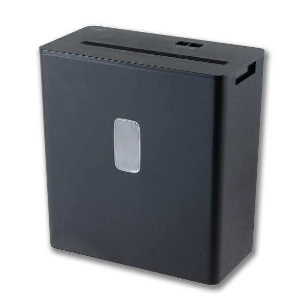 在庫状況：在庫あり/◆シンプル操作で手軽に裁断でき、裁断くずがたくさん入るクロスカットシュレッダ/[HES107BK]