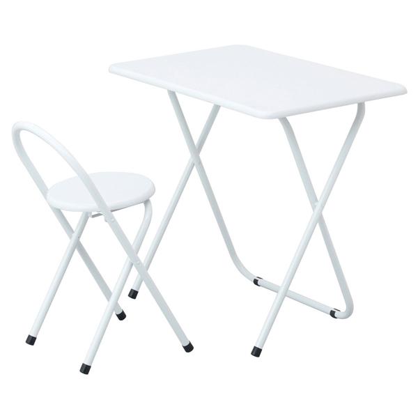 在庫状況：在庫僅少/2012年09月 発売/※完成品のお届けとなります。◆コンパクトで機能的な、折りたたみデスクとチェアのセットです。◆使わないときは家具のすき間などに収納可能・デスクサイズ：幅800×奥行500×高さ710mm・チェアサイ...