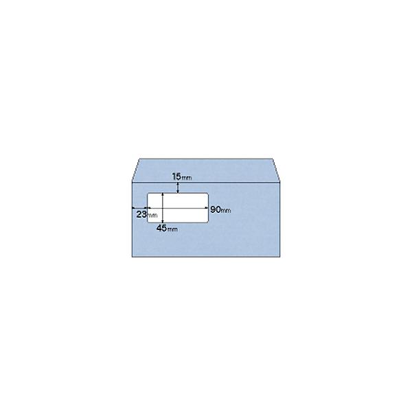 在庫状況：お取り寄せ/※表示画像は実際と多少異なる場合がございます。◆伝票に印刷された宛名部分が窓から見えるようになっています。◆A4の3つ折がぴったり入ります。◆用紙サイズ：220×110mm/[MF13]