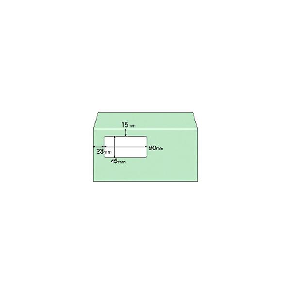 在庫状況：お取り寄せ/※表示画像は実際と多少異なる場合がございます。◆伝票に印刷された宛名部分が窓から見えるようになっています。◆A4の3つ折がぴったり入ります。◆用紙サイズ：220×110mm/[MF14]