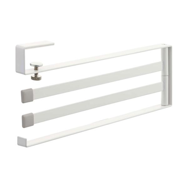 在庫状況：お取り寄せ/◆吊り戸棚に簡単取り付けの布巾ハンガー。◆ネジでしっかり固定！/[02442ヤマジツ]