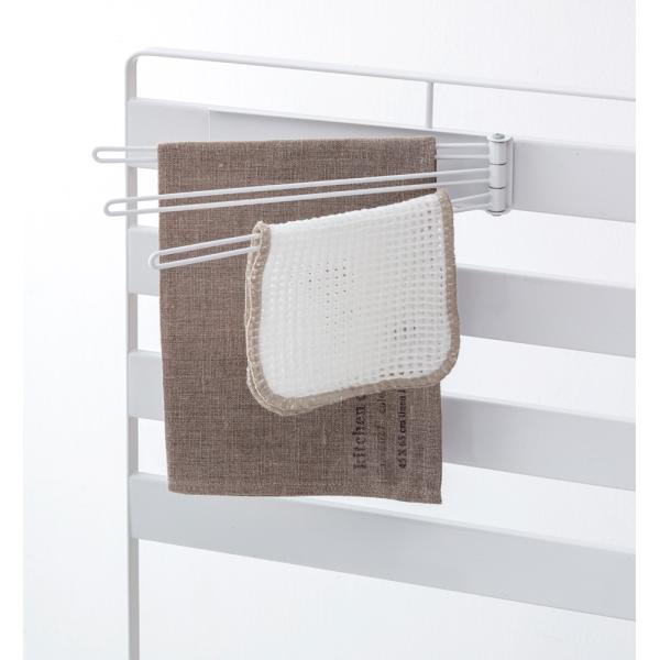 在庫状況：お取り寄せ/7日〜10日で出荷/※耐荷重の範囲内でご使用ください。◆ふきんや保存袋などが3枚広げて干せる◆干場に困る手袋の乾燥にも便利◆専用パネルや冷蔵庫横にも簡単に設置できます・サイズ(約)：253×17×52mm/[HO218...