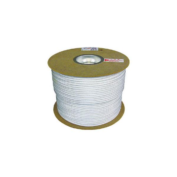 在庫状況：お取り寄せ/取引先在庫あり3日〜5日で出荷/◆一般の合成繊維の中で最も強度があり、摩擦とショックに非常に強いロープです。◆強度は3つ打に比べ40％程度低下しますが、摩擦抵抗が少なく、ねじれにくいロープです。◆装飾用、ネット用、リー...