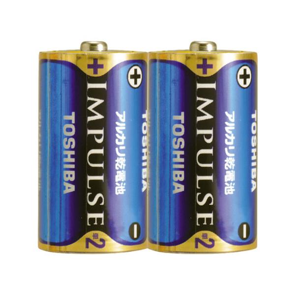 在庫状況：お取り寄せ/2009年03月 発売/◆ひとクラス上の長持ちハイパワー新アルカリ乾電池(IMPULSE)◆シュリンクパック・アルカリ乾電池単2形 2本パック/[LR14H2KP]