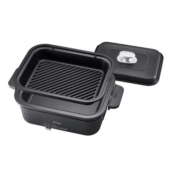 在庫状況：在庫僅少/2022年06月 発売/◆なべ料理が楽しめる!深さ約46mmのなべ◆グリル料理が楽しめる!グリルプレート◆焼きムラができにくい!(3往復ヒーター)を搭載/[CRLA201KI]