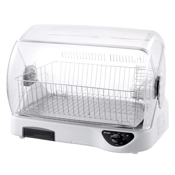 在庫状況：在庫あり/2025年04月 発売/◆高温熱風とAg抗菌加工で清潔乾燥◆省スペース・コンパクト設計◆ステンレス製の小物入れつきのはし立て・本体サイズ(約)：幅502×奥行372×高さ376mm/[DHGS401WY]