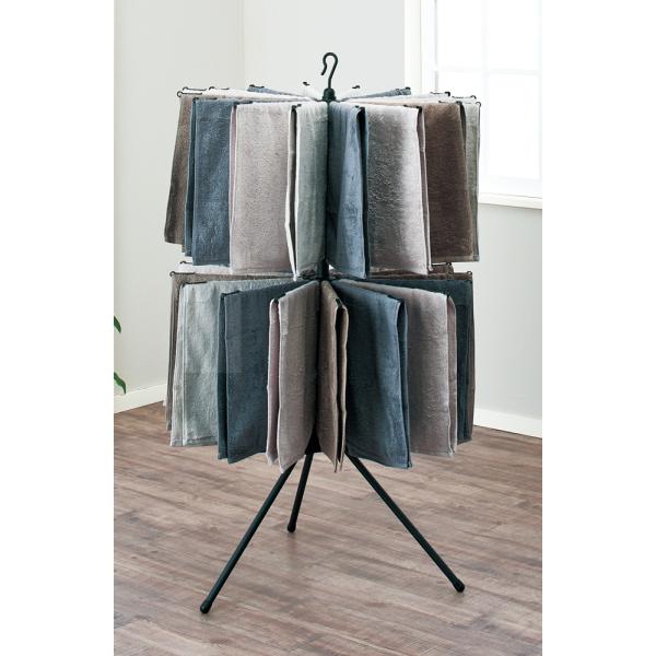 在庫状況：お取り寄せ/7日〜10日で出荷/2023年06月 発売/◆タオルハンガー2段、フェイスタオル32枚分の大容量!◆タオルハンガー(フック付き)は取りはずして使用可能◆差し込むだけの簡単組み立て/[PSBK07パラソルスタンド2]