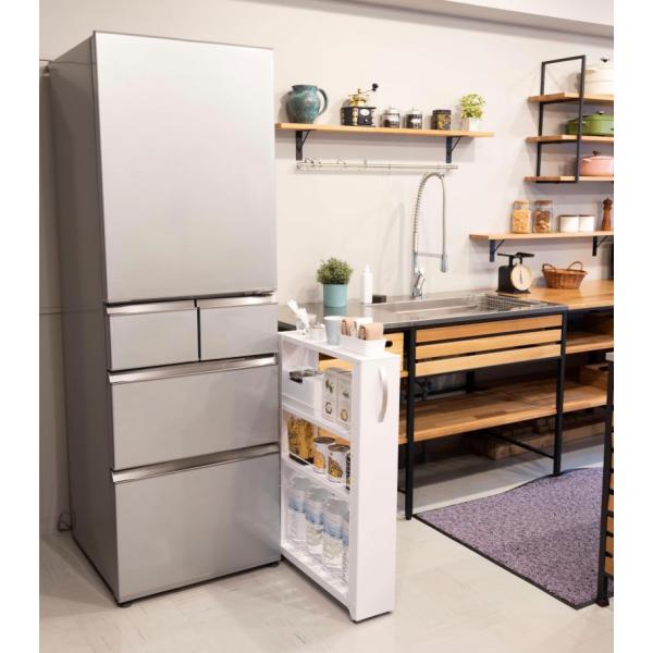 在庫状況：お取り寄せ/7日〜10日で出荷/◆高い収納力と丈夫な構造で(すき間)を無駄なく活用◆棚の高さは調整可能◆出し入れもスムーズのキャスター付き・組立：お客様組立/[TKBNWL150]