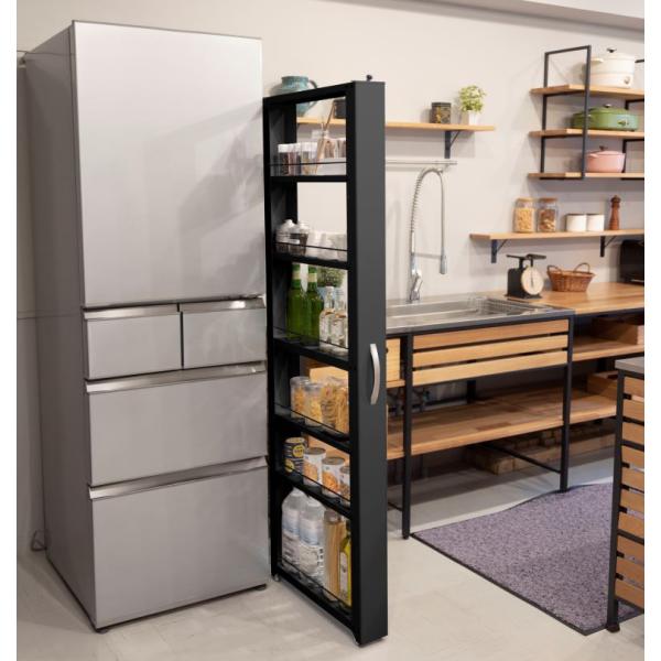 在庫状況：お取り寄せ/7日〜10日で出荷/◆高い収納力と丈夫な構造で(すき間)を無駄なく活用◆棚の高さは調整可能◆出し入れもスムーズのキャスター付き・組立：お客様組立/[TKBNWH100K]