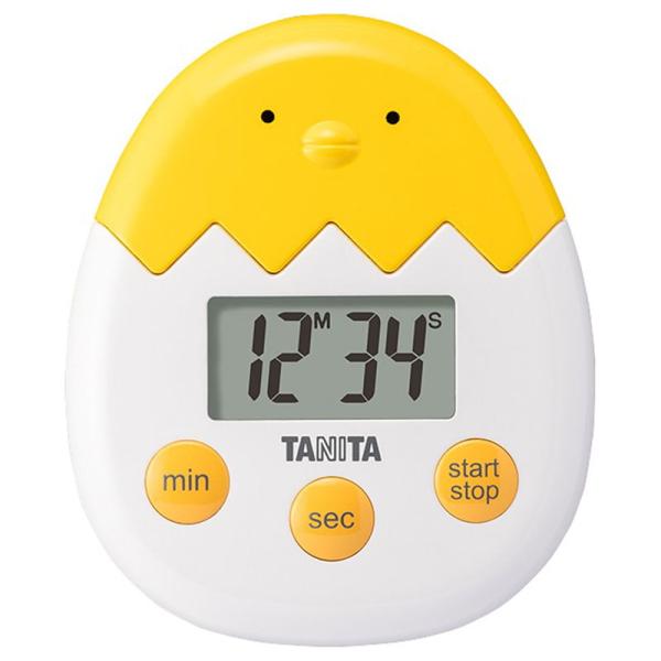 在庫状況：お取り寄せ/◆ひよこの鳴き声(ぴよぴよ)でタイムをお知らせ◆音色の印象を損なわない、可愛らしいデザイン◆文字高11mm/[TD419YL]