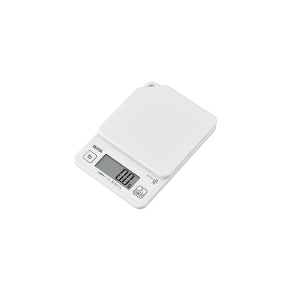 在庫状況：在庫あり/2018年02月 発売/◆電源を入れたらすぐに計量できる!(すぐゼロ)搭載◆字がすぐにピタッと表示される!(すぐピタ)搭載◆棚の隙間にも入る厚さ27mmの薄型デザイン・計量範囲：0 〜 1000g/[KJ114WH]