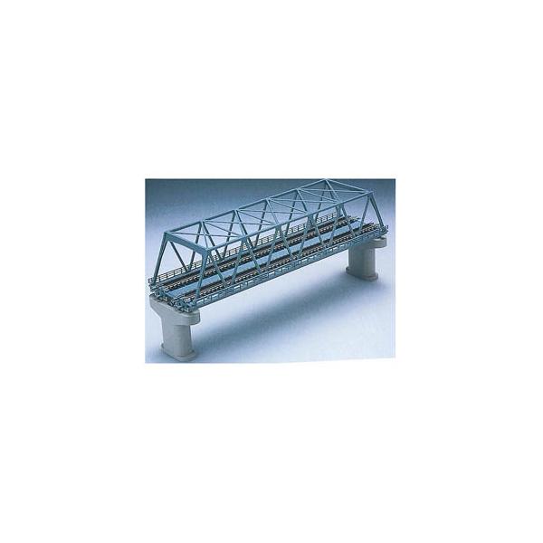 在庫状況：在庫僅少/※画像はイメージです。実際の商品とは異なる場合がございます。ファイントラックシリーズ。一般的によく見られる複線のトラス鉄橋をプロトタイプにした製品です。複線トラス鉄橋セット(青) PC橋脚 2本付き