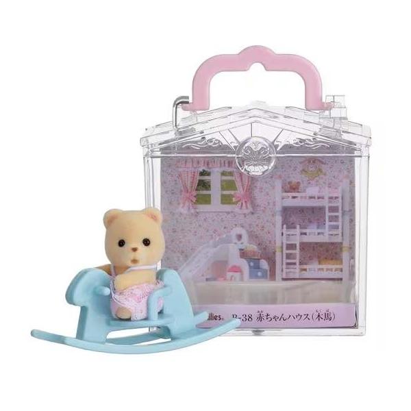 在庫状況：お取り寄せ/2014年02月 発売/※画像はイメージです。実際の商品とは異なる場合がございます。クマの赤ちゃんと木馬のセットです。