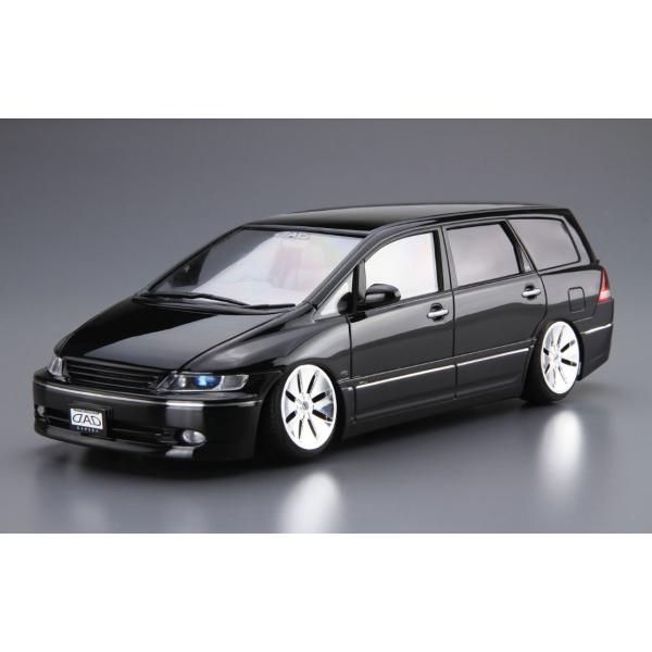 在庫状況：お取り寄せ/2021年10月 発売/※画像はイメージです。実際の商品とは異なる場合がございます。アオシマ 1/24 ザ・チューンドカー No.17 D.A.D RB1 オデッセイ '03　(ホンダ)です。