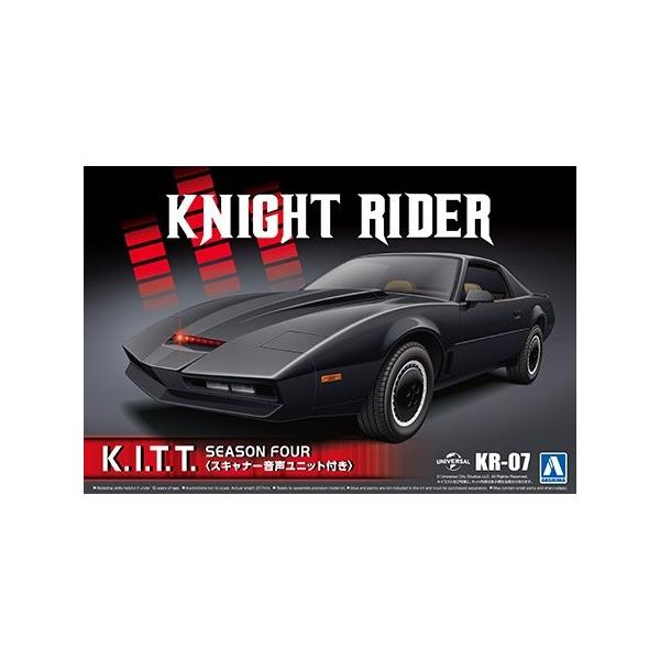 在庫状況：在庫僅少/2024年05月 発売/※画像はイメージです。実際の商品とは異なる場合がございます。アオシマ 1/24 ムービーメカ No.KR-07 ナイトライダー ナイト2000 K.I.T.T. シーズンIV スキャナー音声ユニッ...