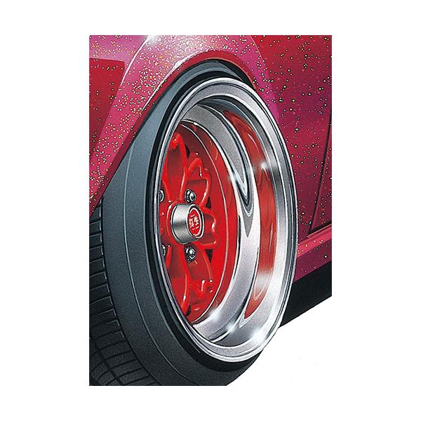 在庫状況：お取り寄せ/2025年12月 発売/※画像はイメージです。実際の商品とは異なる場合がございます。アオシマ 1/24 ザ・チューンドパーツ No.17 弥生 14インチ です。