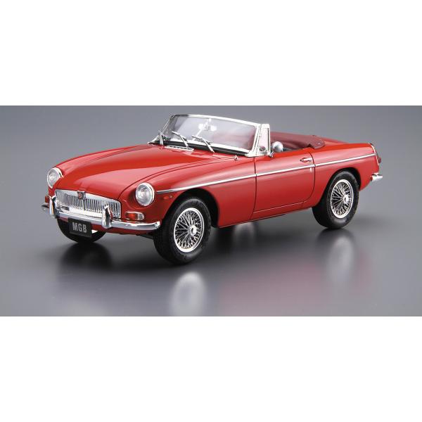 在庫状況：在庫僅少/2026年02月 発売/※画像はイメージです。実際の商品とは異なる場合がございます。アオシマ 1/24 ザ・モデルカー No.101 BLMC G/HM4 MG-B MK-2 '68 です。