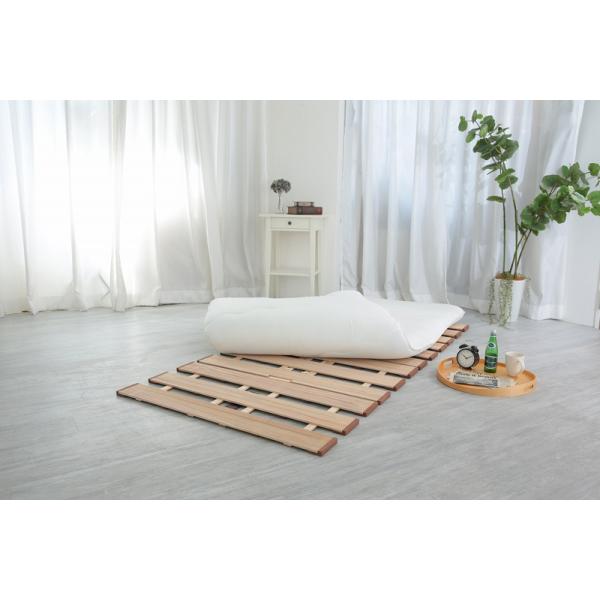 在庫状況：お取り寄せ/7日〜10日で出荷/2023年04月 発売/◆今お使いのお布団の下に敷くだけ簡単!◆幅広すのこで安定感アップ細かい凸凹加工でお布団の滑り止め効果。◆やわらかいクッション材ですのこ板側面をガード。/[MYF210OSMAC]