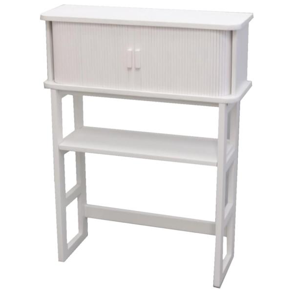 在庫状況：お取り寄せ/7日〜10日で出荷/※こちらの商品はお客様組立て品です。◆竹製のジャバラ扉で狭い場所でも大活躍なコンソールテーブル!◆スリムタイプで場所を取らず、玄関・廊下・ソファサイド・寝室・トイレなど、色々な場所で使えます。◆棚板...