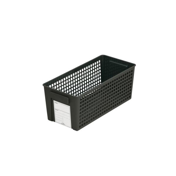 在庫状況：お取り寄せ/7日〜10日で出荷/※画像はイメージです。◆シンプルで機能性を重視したラベルを貼りやすいトリムバスケット。◆ラベル表記でスマートに整理。◆パントリーのストック収納や冷蔵庫内の整理に便利。/[4670BKイノマタ]