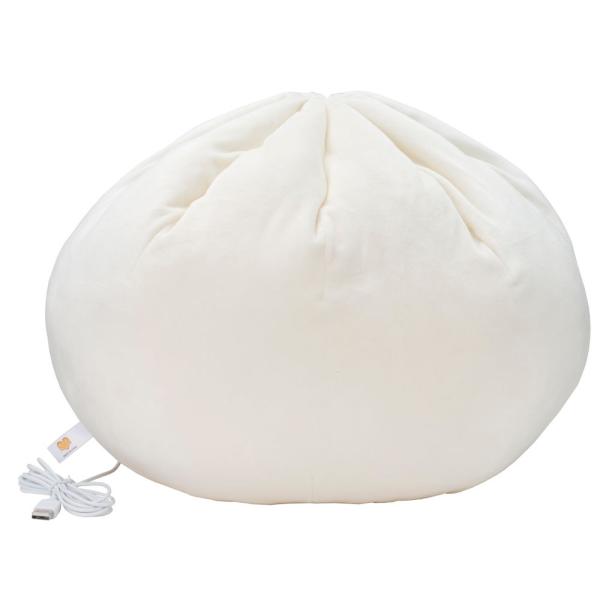 在庫状況：お取り寄せ/お届け：1〜2週間/2025年11月 発売/◆ヒーター内蔵!あたたかくなるぬいぐるみ◆USBから電源がとれる◆1時間で自動OFF機能・本体寸法：幅390×奥行390×高さ300mm・消費電力：4.5W/[KSAN66SNM]