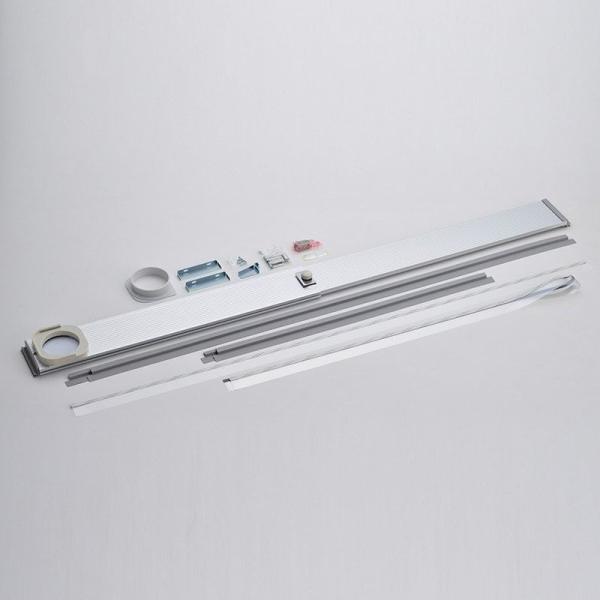 在庫状況：お取り寄せ/※対応機種をお確かめの上、ご注文ください。※床からの窓の下端が100cm以上の場合は取り付けできません。◆どこでもクーラーに付属の布製排熱ダクトを取付け、窓から温風を排出する際に使用◆窓の取り付け高さ寸法：1620mm...