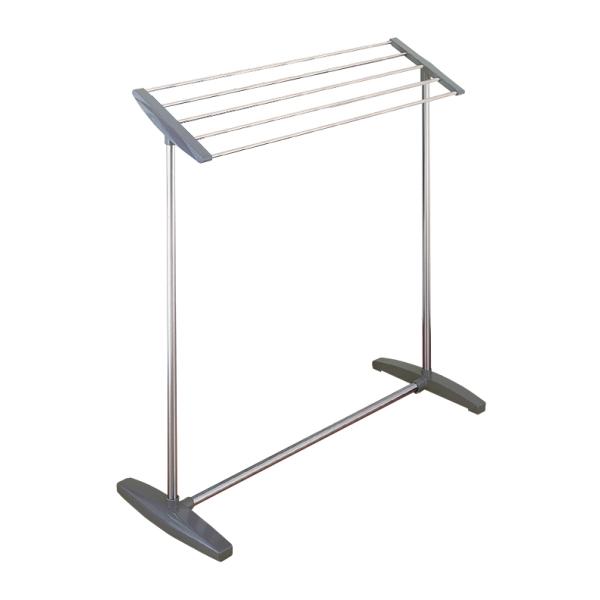 在庫状況：在庫僅少/◆シンプルで使いやすいタオルハンガーです◆大判バスタオルが5枚、タオルなら10枚が効率良く掛けられます・本体サイズ(約)：幅84×奥行32×高さ82cm/[SBF10セキスイジユシ]