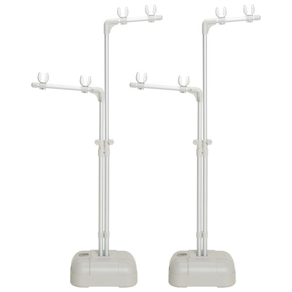 在庫状況：在庫僅少/※+ドライバーが必要です※物干し竿は別売りです。◆砂や水を入れて安定性抜群のブロー台付きものほし◆サビに強いアルミ製◆干し部は高さが調節が可能、使いやすい位置に竿受けを設定できます/[ABD50LGセキスイ]