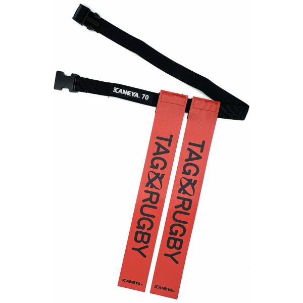 在庫状況：お取り寄せ/3日〜8日で出荷/※画像はイメージです。※この商品は タグラグビー用 タグベルト 70/90(アカ・サイズ：90) です。◆本格的なタグラグビーからしっぽとりゲームまで使えるタグラグビーベルトです。/[ZZZF2001...