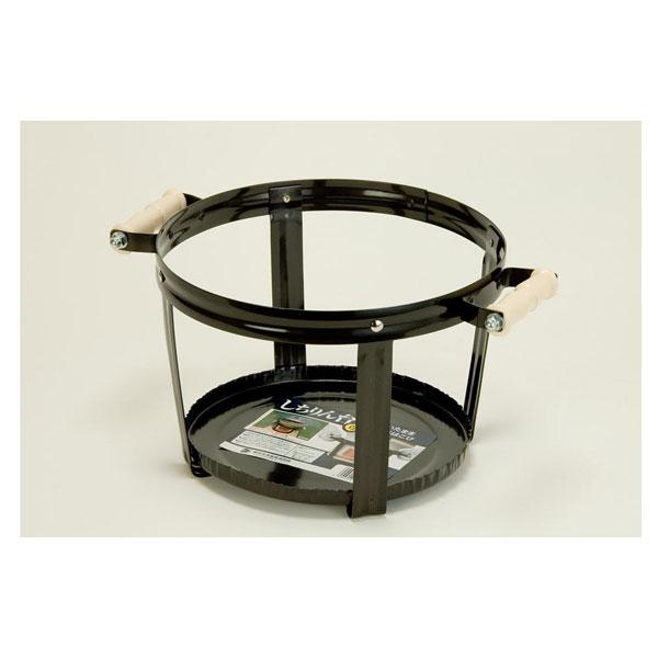 在庫状況：お取り寄せ/◆着火中のしちりんコンロも両手で安全に持ち運びできます。・サイズ(約)：幅320×頂径248×底径207×高さ168mm/[214258タナカ]