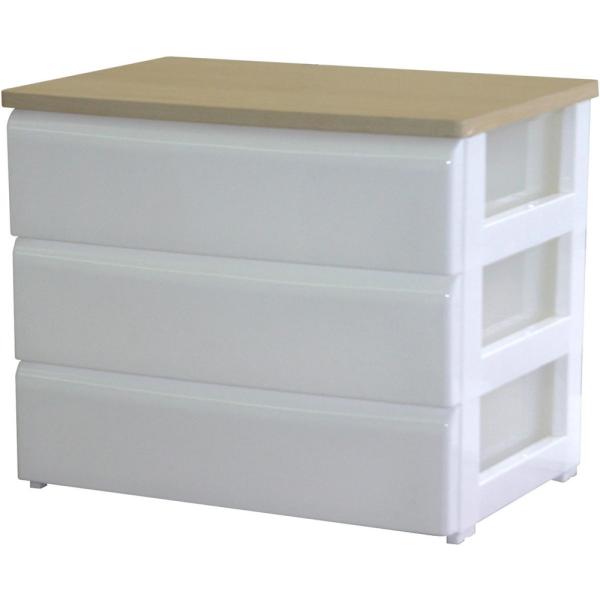 在庫状況：お取り寄せ/7日〜10日で出荷/※脚部のみ組み立てが必要となります。◆全面中身を隠すテサインでリヒンクにも調和します。◆クローゼットの中でもスッキリ収納◆引き出しにストッパー付きで落下防止に。/[HKTW743WH]