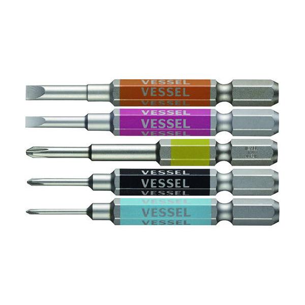 在庫状況：お取り寄せ/取引先在庫あり3日〜5日で出荷/◆六角面すべてにカラー印刷しており、塗装品のようなにじみがなくシャープなエッジです。◆10色カラーでサイズを色分けし、ビットが選びやすくなっています。◆ビット材はダイハード鋼(最高硬度H...