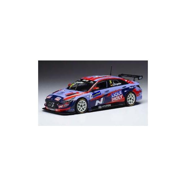 在庫状況：お取り寄せ/2022年09月 発売/※画像はイメージです。実際の商品とは異なる場合がございます。イクソ　1/43 ヒュンダイ エラントラ N TCR 2021年WTCRドイツ 2位 #8です。ドライバー：L. Engstler