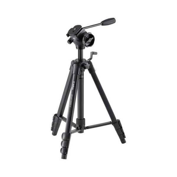 在庫状況：お取り寄せ/3日〜5日で出荷/2020年11月 発売/◆操作性と軽さに優れたファミリーユースのビデオ三脚です。◆スマートフォンにも対応しました。◆操作性重視のオイルフリュード雲台を装備。/[EX547V2]