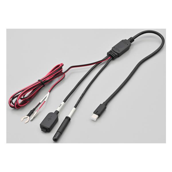 在庫状況：お取り寄せ/お届け：1〜2週間/◆12V電源ケーブル◆モトスマートモニター 補修部品/[23306デイトナ]