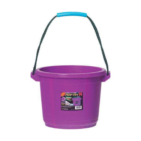 在庫状況：お取り寄せ/取引先在庫あり3日〜5日で出荷/◆柔軟性の高い原材料を使用し、割れにくいです。◆本体の口元は折り返しがついており、強度を持たせています。◆一般建築作業や壁材、モルタル等の撹拌に。/[PLB14PU]