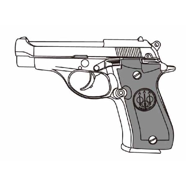 在庫状況：お取り寄せ/2025年05月 発売/※画像はイメージです。実際の商品とは異なる場合がございます。※モデルガンのため、BB弾などの発射はできません。マルシン 組立キット M84 WディープブラックABS プラグリップ仕様です。