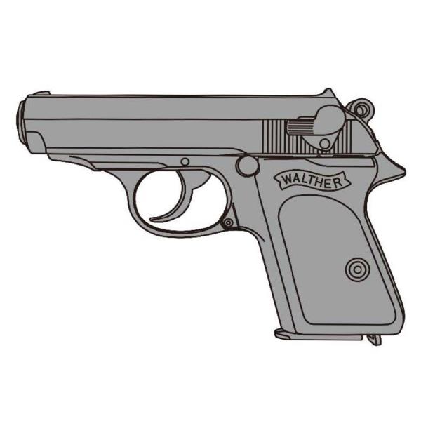 在庫状況：お取り寄せ/2025年08月 発売/※画像はイメージです。実際の商品とは異なる場合がございます。※モデルガンのため、BB弾などの発射はできません。マルシン X-PFC ブローバック 発火式モデルガン ワルサーPPK 初期型 ブラッ...